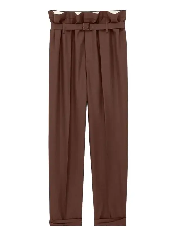 Saint Laurent Wool Trousers - Multicolor