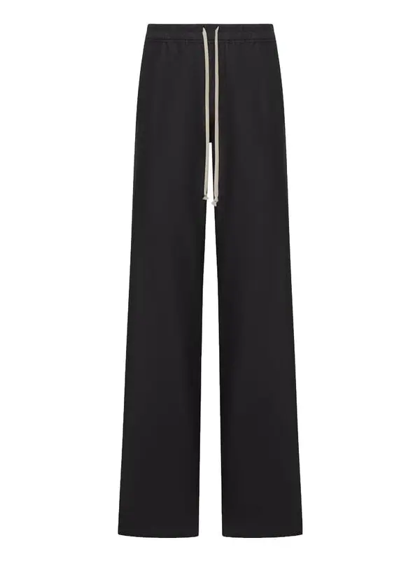 Moncler Rick Owens Drawstring Trousers In Technical Fabric - Black