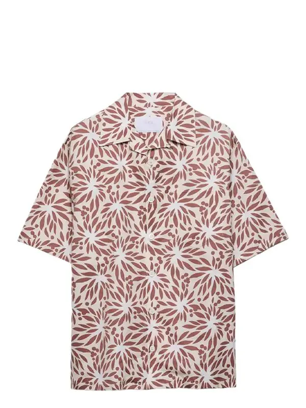 Prada Striped Cotton And Silk `bowling` Shirt - Multicolor