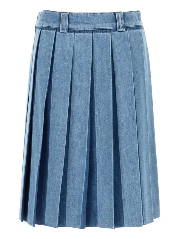Miu Miu Denim Skirt - Blue