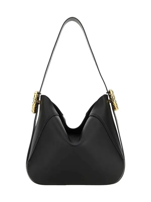 LANVIN Leather Melodie Shoulder Bag - Black