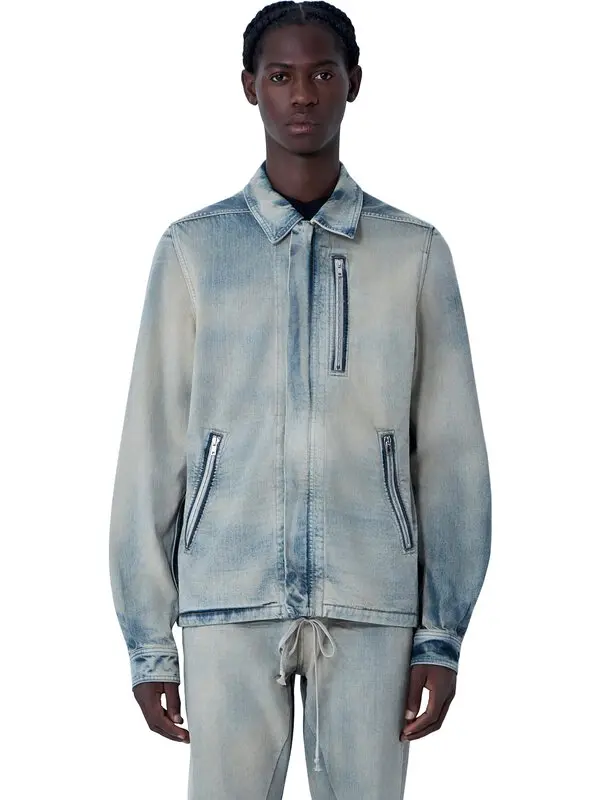 Rick Owens Denim Jacket - White