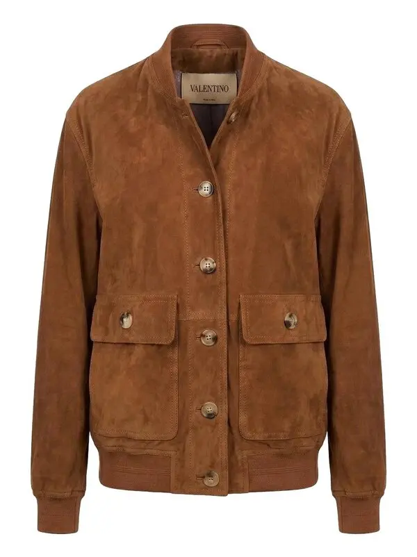 Valentino Garavani Leather Jacket - Multicolor