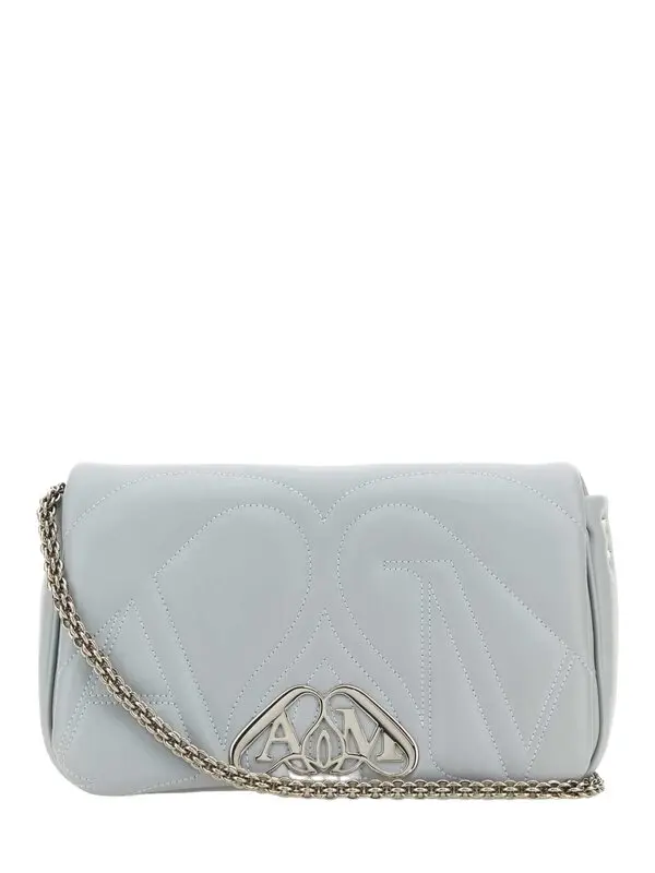 Alexander McQueen Small Seal Shoulder Bag - Blue