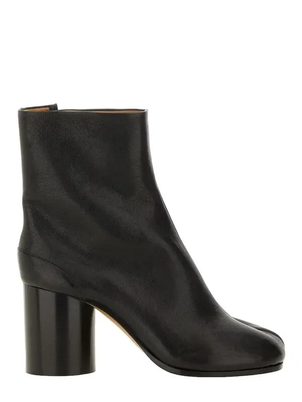 MAISON MARGIELA Leather Tabi Boots - Black