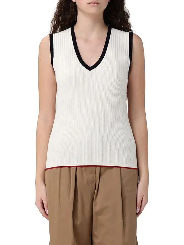 Max Mara Knit Top - White
