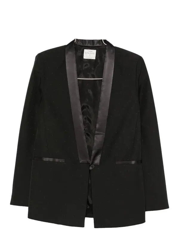 FORTE_FORTE Wool Blend Smoking Jacket - Multicolor