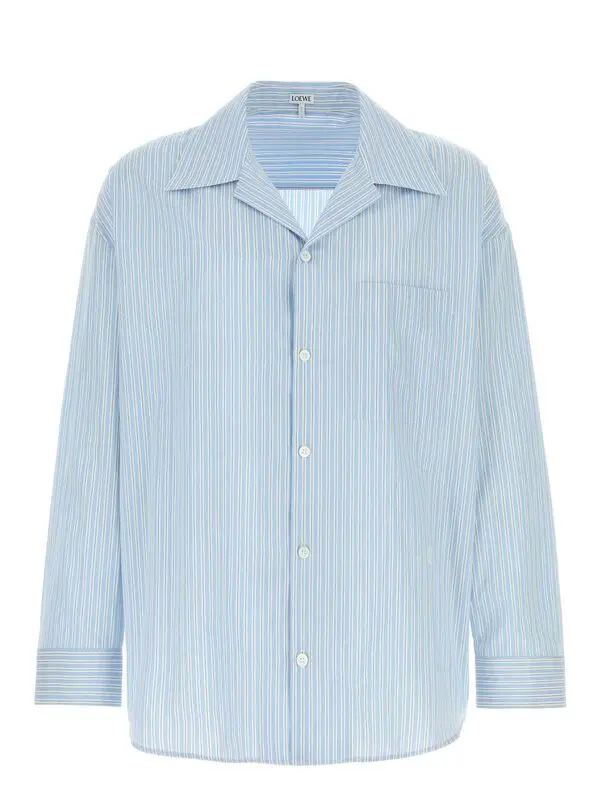 Loewe Embroidered Poplin Shirt - Multicolor