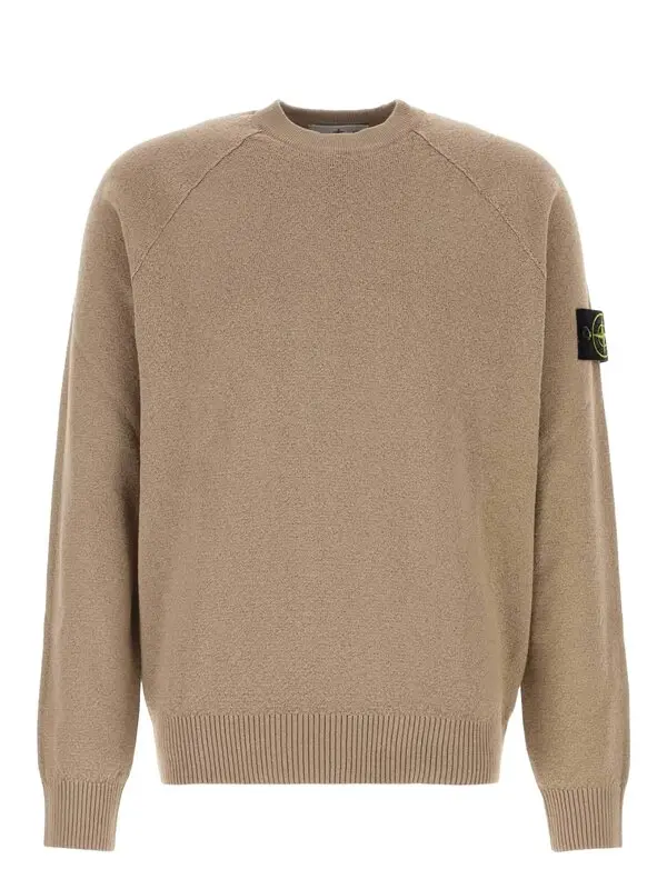 Stone Island Cotton Sweater - Brown