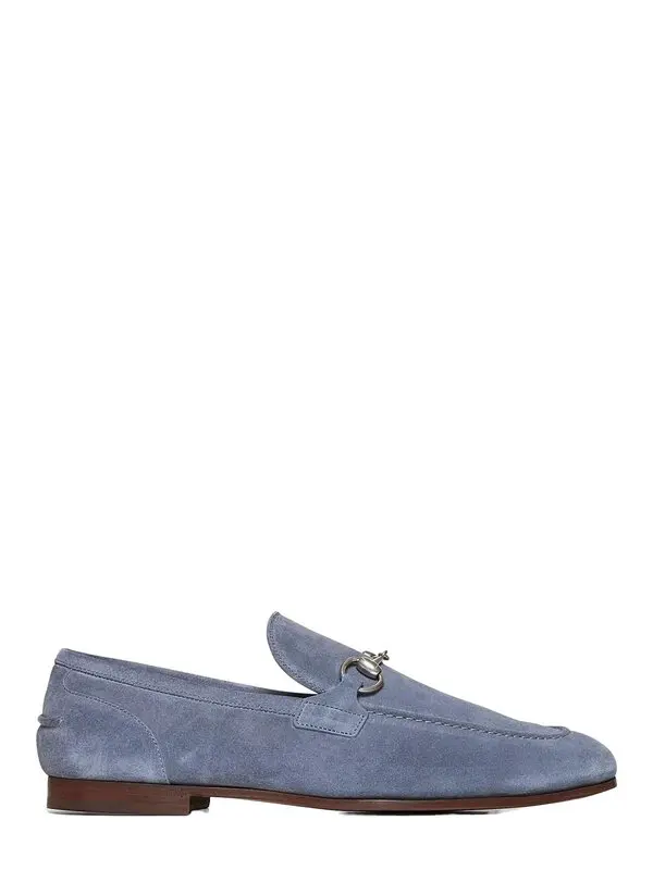 Gucci Dark Grey Jordaan Loafers - Gray