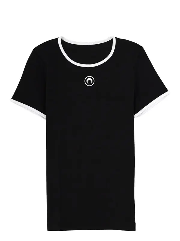 MARINE SERRE Logo T-shirt - Black