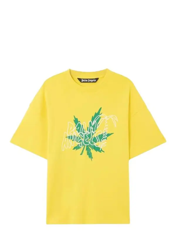 Palm Angels T-shirts & Vests T-shirts - Yellow