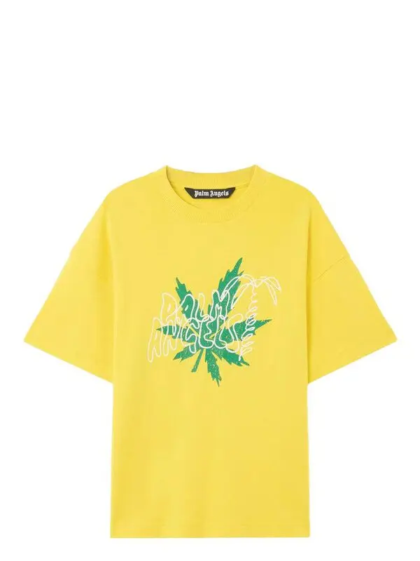 Palm Angels T-shirts & Vests T-shirts - Yellow