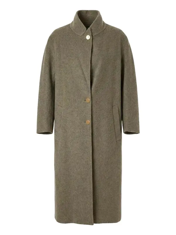 Alberta Ferretti Wool Coat - Multicolor