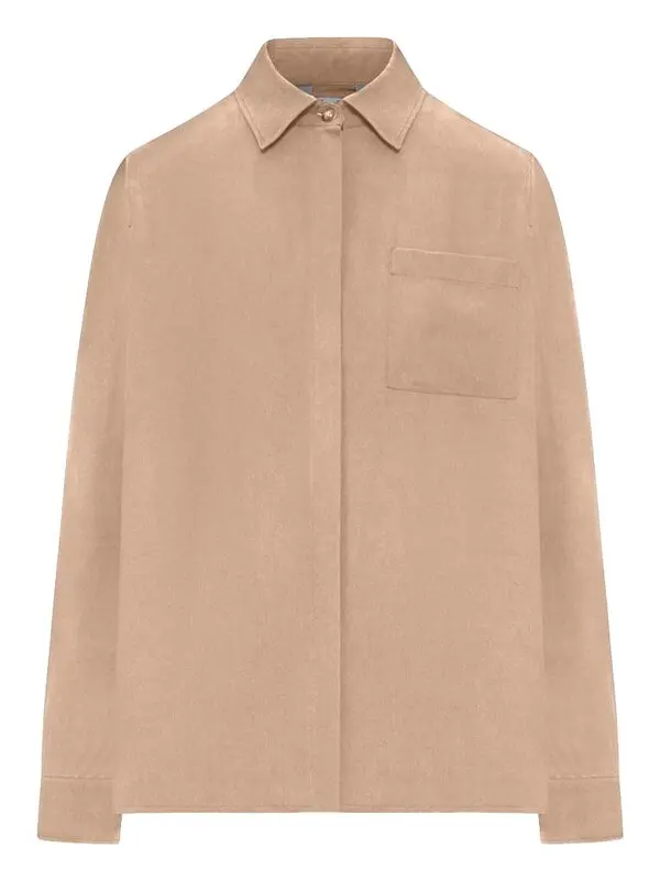 Max Mara Siamese Silk Canvas Shirt - Multicolor