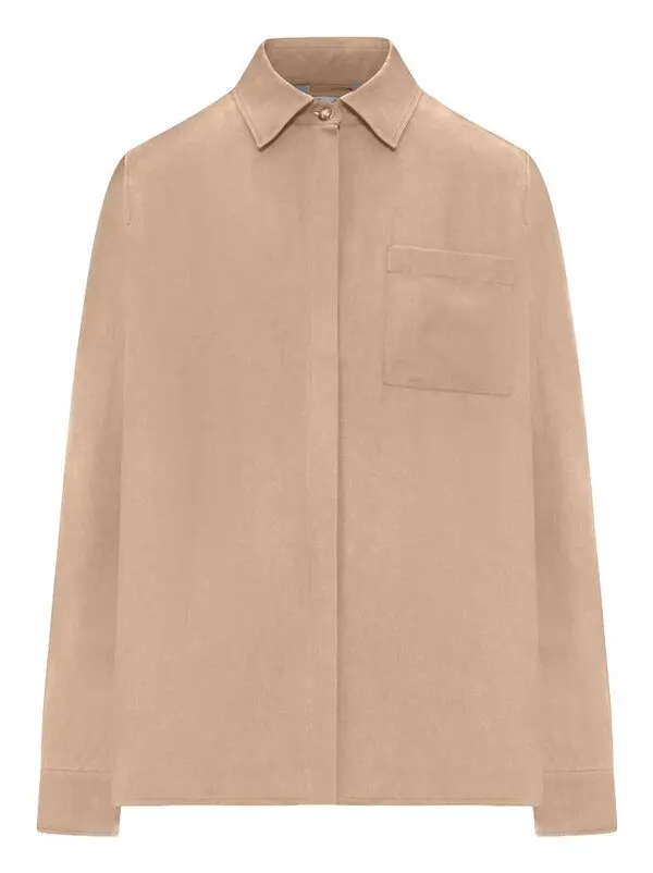 Max Mara Siamese Silk Canvas Shirt - Multicolor