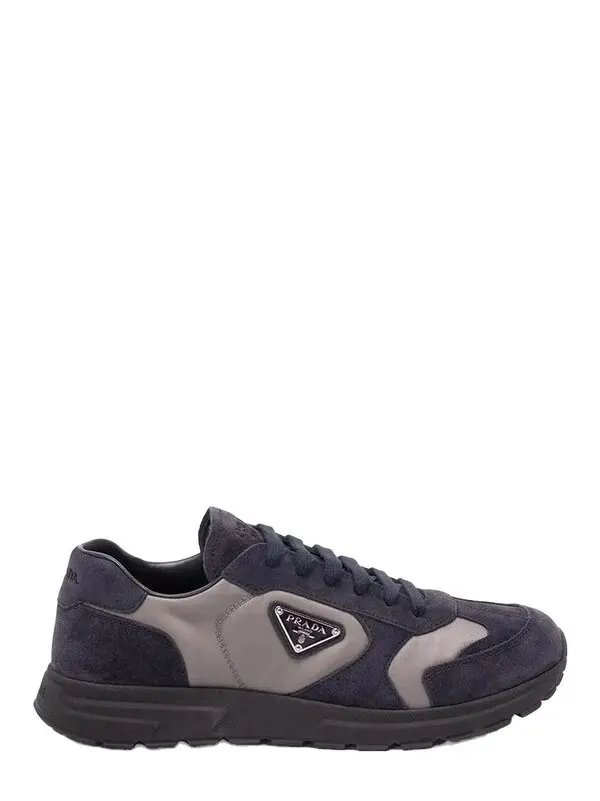 Prada Suede And Re-nylon Sneakers - Multicolor