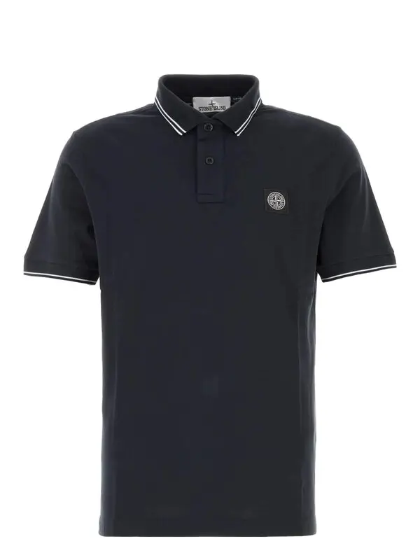 Stone Island Midnight Stretch Piquet Polo Shirt - Blue