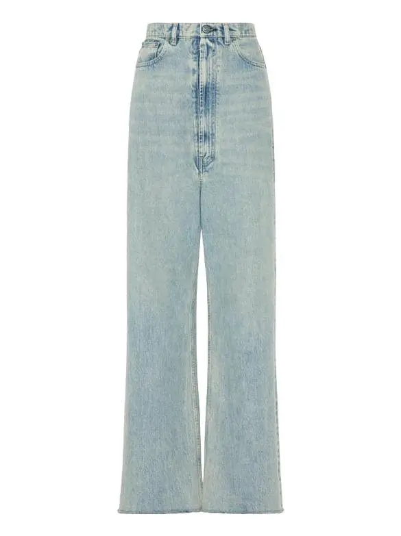 MAISON MARGIELA Denim Wide-leg Jeans - Blue