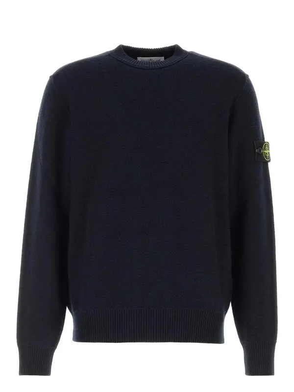 Stone Island Midnight Wool Sweater - Blue