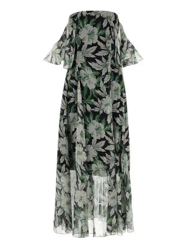 Loewe Printed Silk Dress - Multicolor