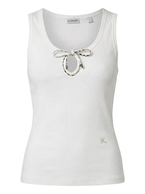 Burberry Ribbed Tank Top - Multicolor