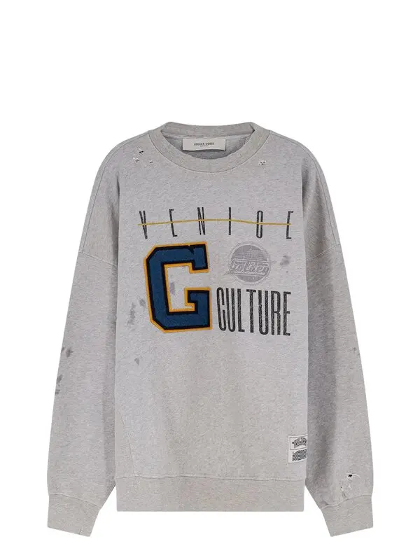 GOLDEN GOOSE Cotton Sweatshirt - Multicolor