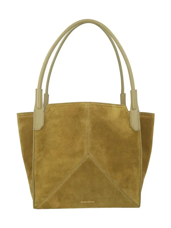 Victoria Beckham Small Leather Shoulder Bag - Green