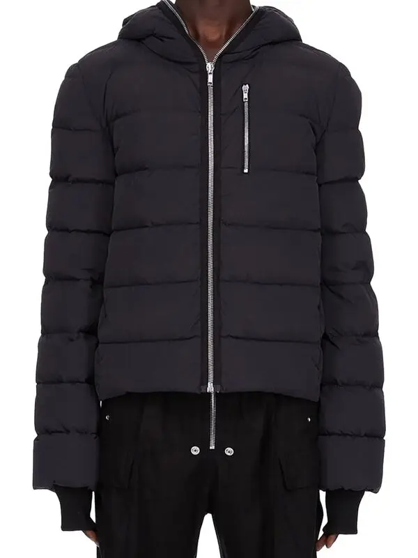 Rick Owens Down Jacket Gimp - Black