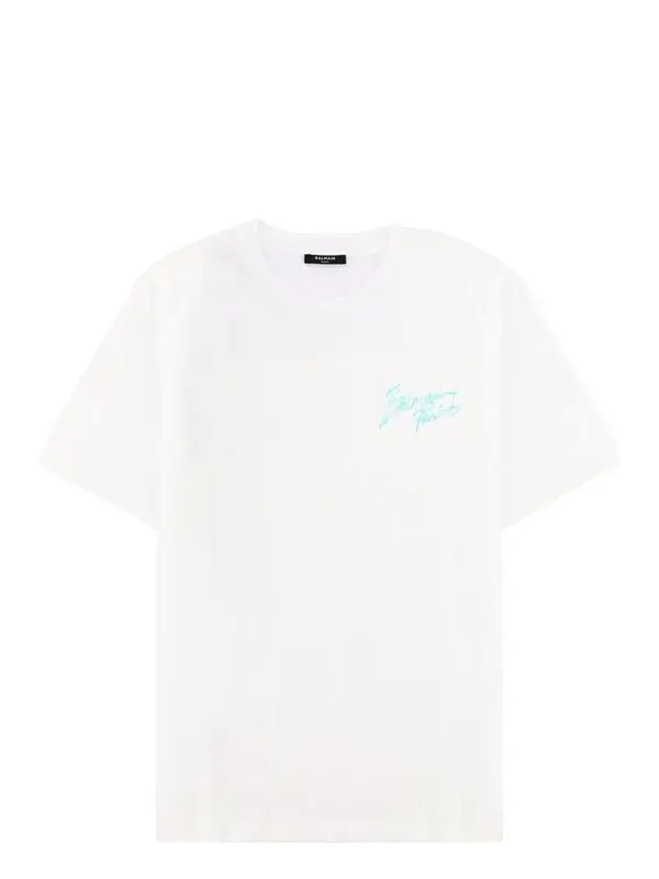 Balmain T-shirt With Logo - White
