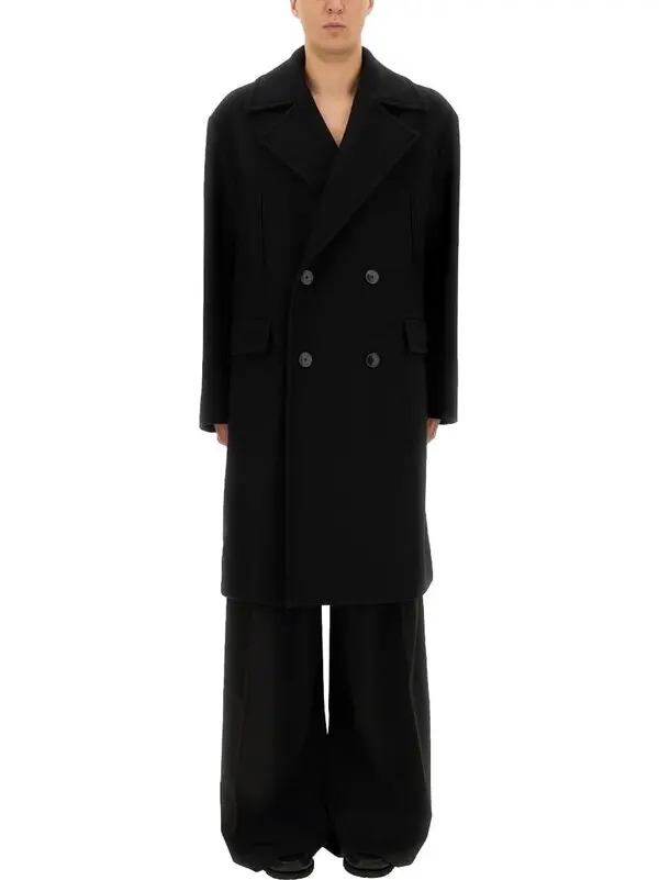 Dries Van Noten Racos Overcoat - Black