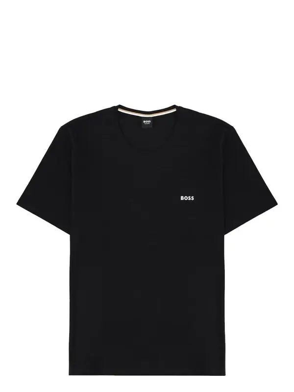 BOSS T-shirt With Logo - Black