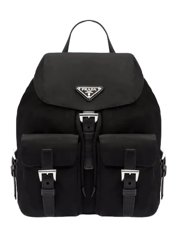 Prada Re-nylon Backpack - Black