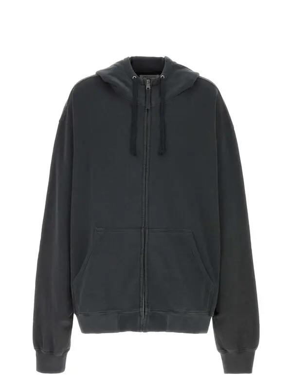 MAISON MARGIELA Cotton Oversize Sweatshirt - Gray