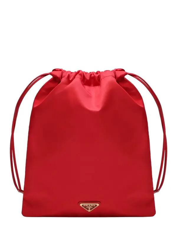 Prada Wish Pouch In Re-nylon - Red