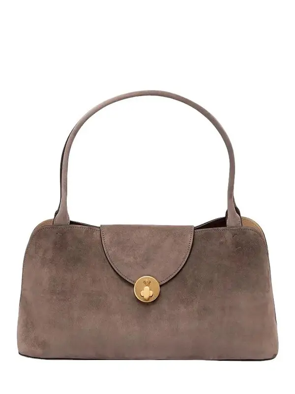 Versace Medium Suede Bag - Multicolor