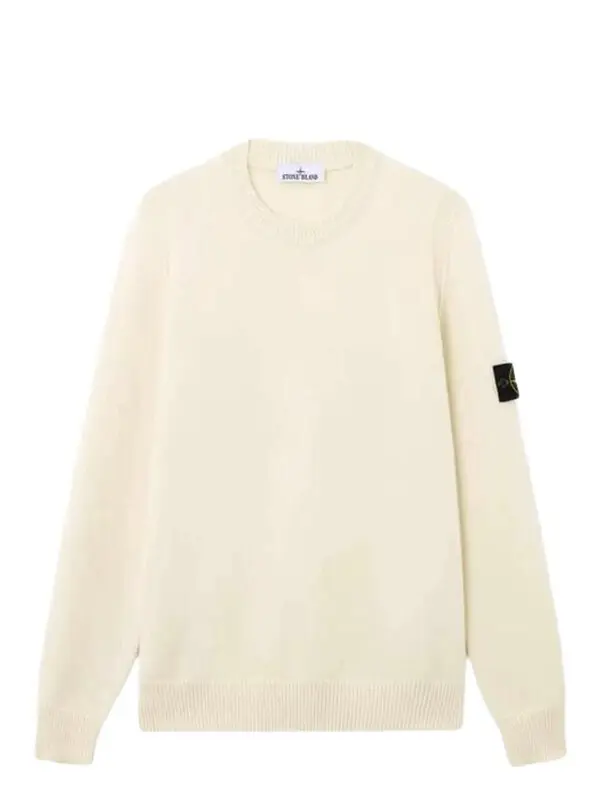 Stone Island Crewneck Jumper - Cream