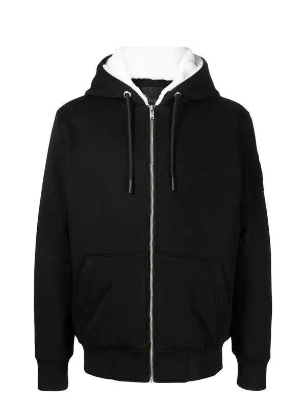 Moose Knuckles Hooded Jacket - Black
