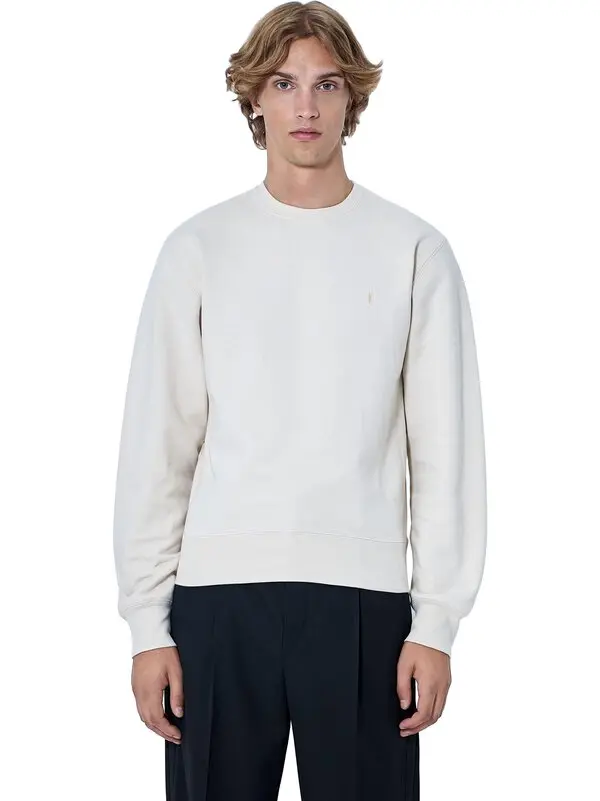 Saint Laurent Nouvelle Crewneck Pullover - Cream