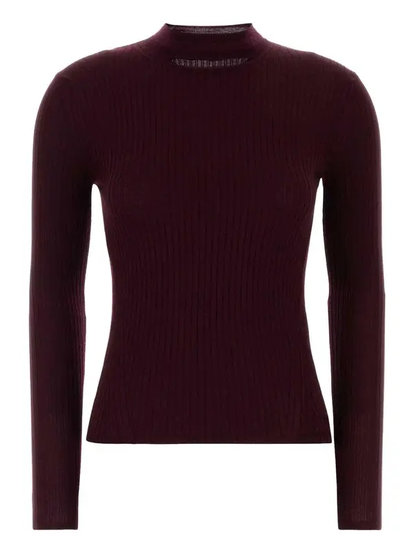 JIL SANDER Wool Blend Sweater - Red