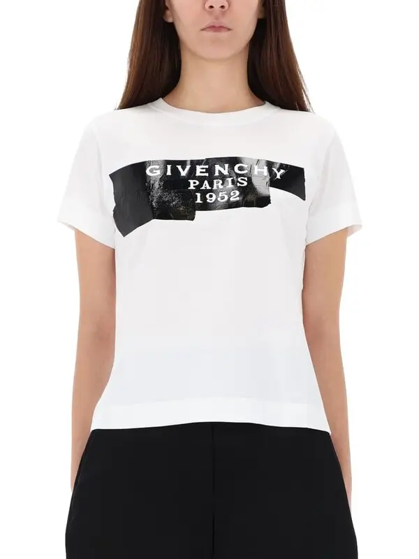 Givenchy Cotton Graphic Print T-shirt - White