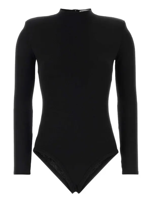 JIL SANDER Wool Bodysuit - Black