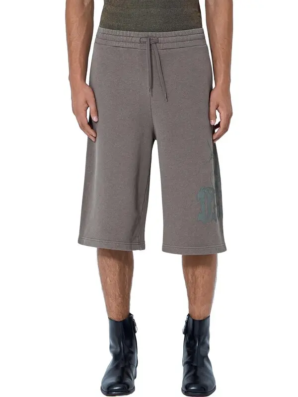 DIESEL® P-from Drawstring Logo Shorts - Brown