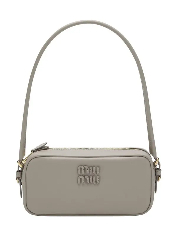 Miu Miu Leather Pouch - Cream