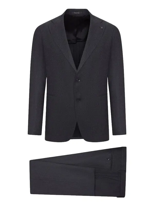 Tagliatore Tailored Wool Suit With Single-breasted Jacket - Multicolor