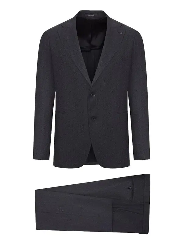 Tagliatore Tailored Wool Suit With Single-breasted Jacket - Multicolor