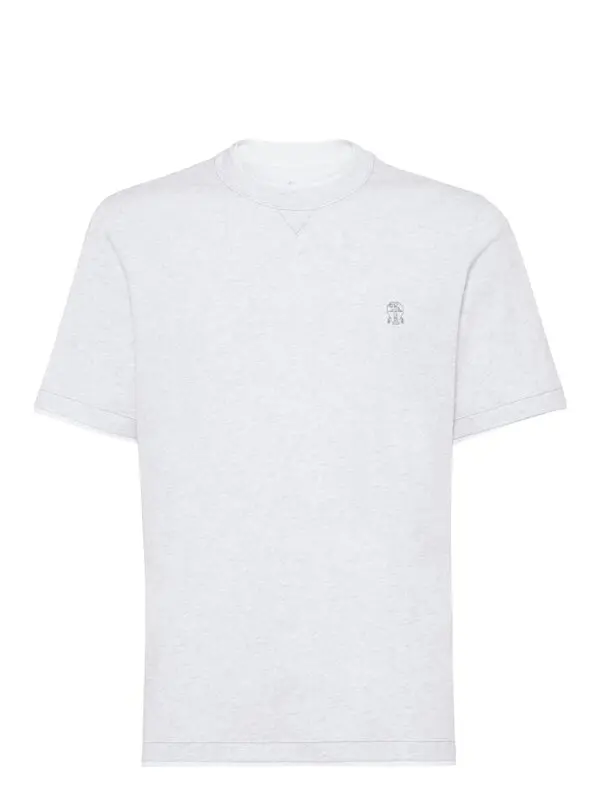 Brunello Cucinelli T-shirt With Faux-layering - Multicolor