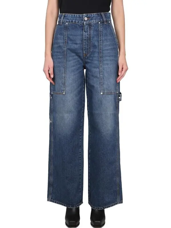 Stella McCartney Workwear Denim Trousers - Blue