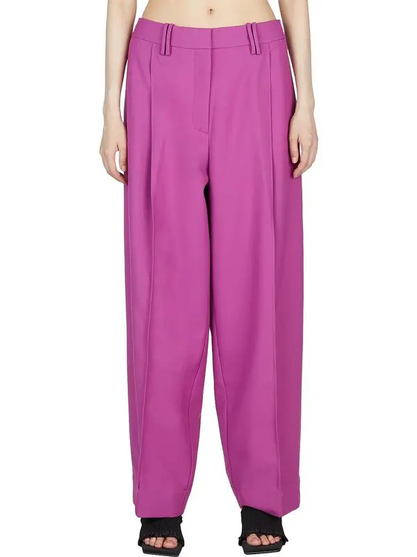 GANNI Suiting Pants - Purple
