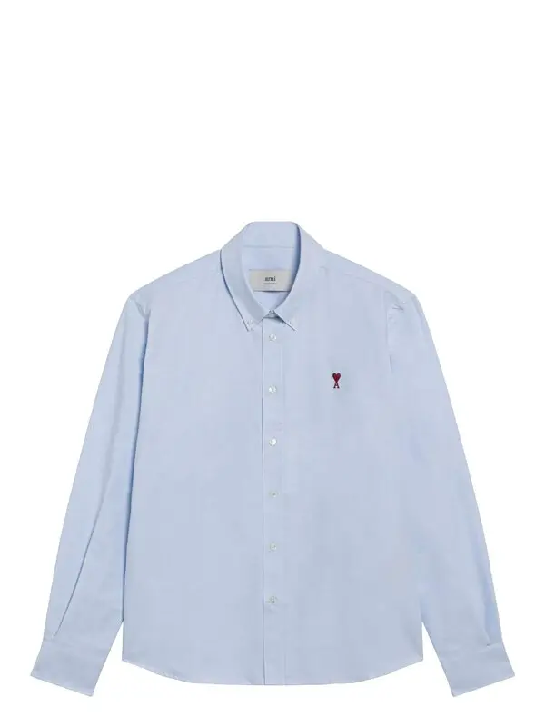 AMI Paris Light De Coeur Shirt - Blue